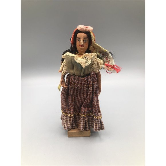 Accents | Vintage San Salvador South American Folk Art Handmade Doll ...